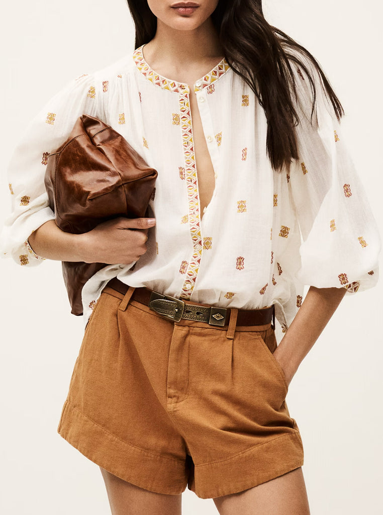 Daphne Shirt - Ecru – HEM Store