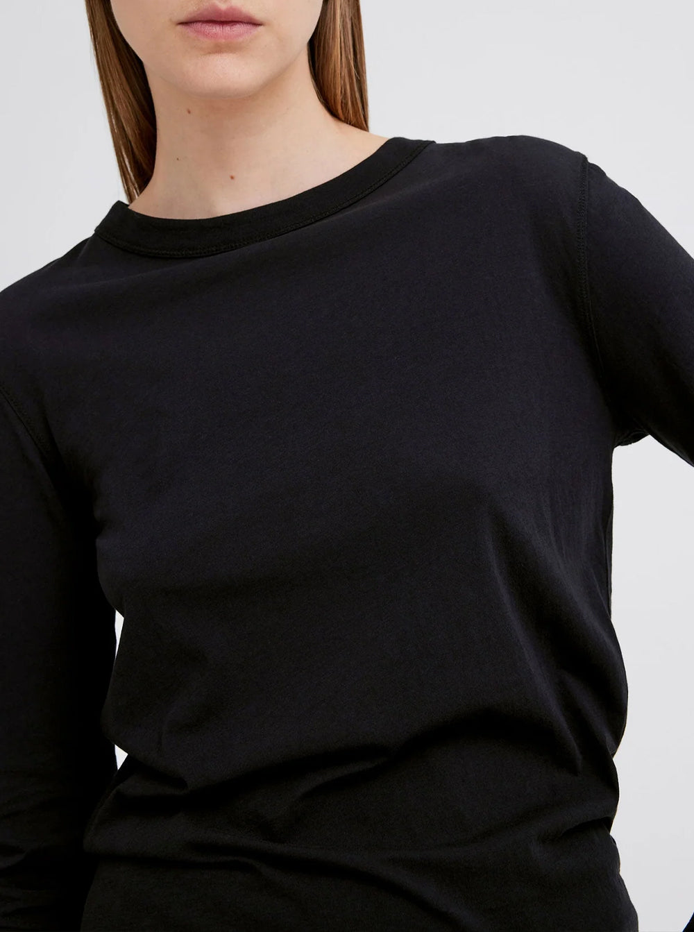 Davies Long Sleeve Tee - Black – HEM Store