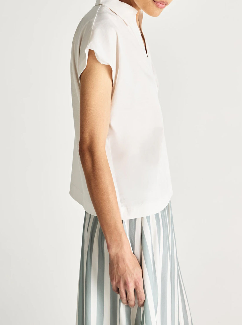 Finley Cotton Polo - White – HEM Store