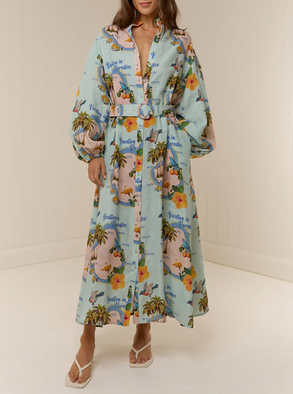 Noddy Dress - Palm Paradise – HEM Store
